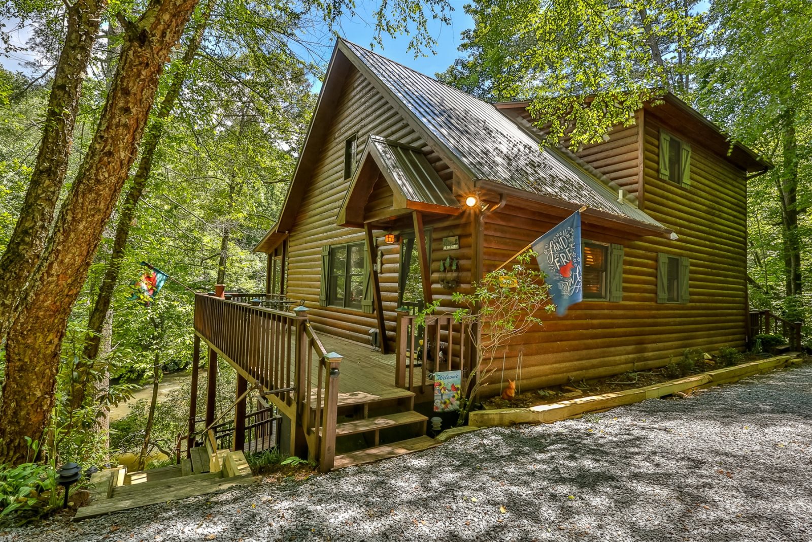 Cartecay River Tails- Blue Sky Cabin Rentals.