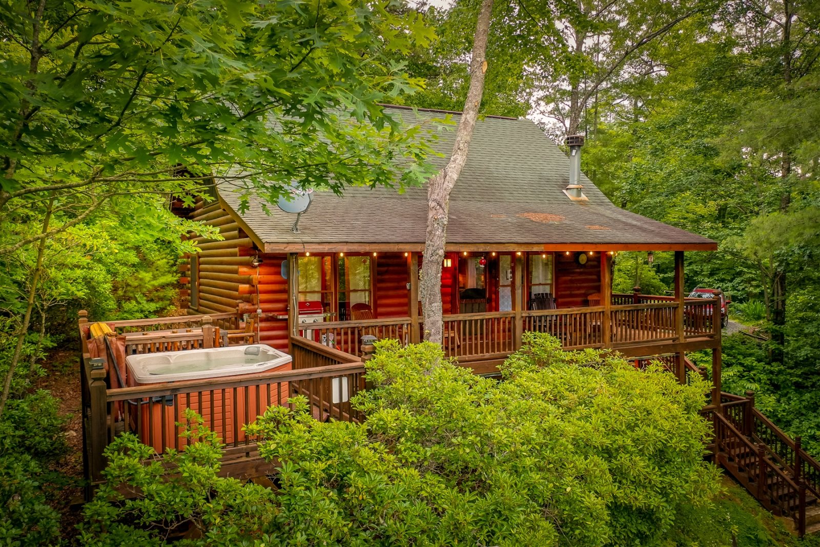 Blue Sky Cabin Rentals- The Mason Jar At Cherry Log