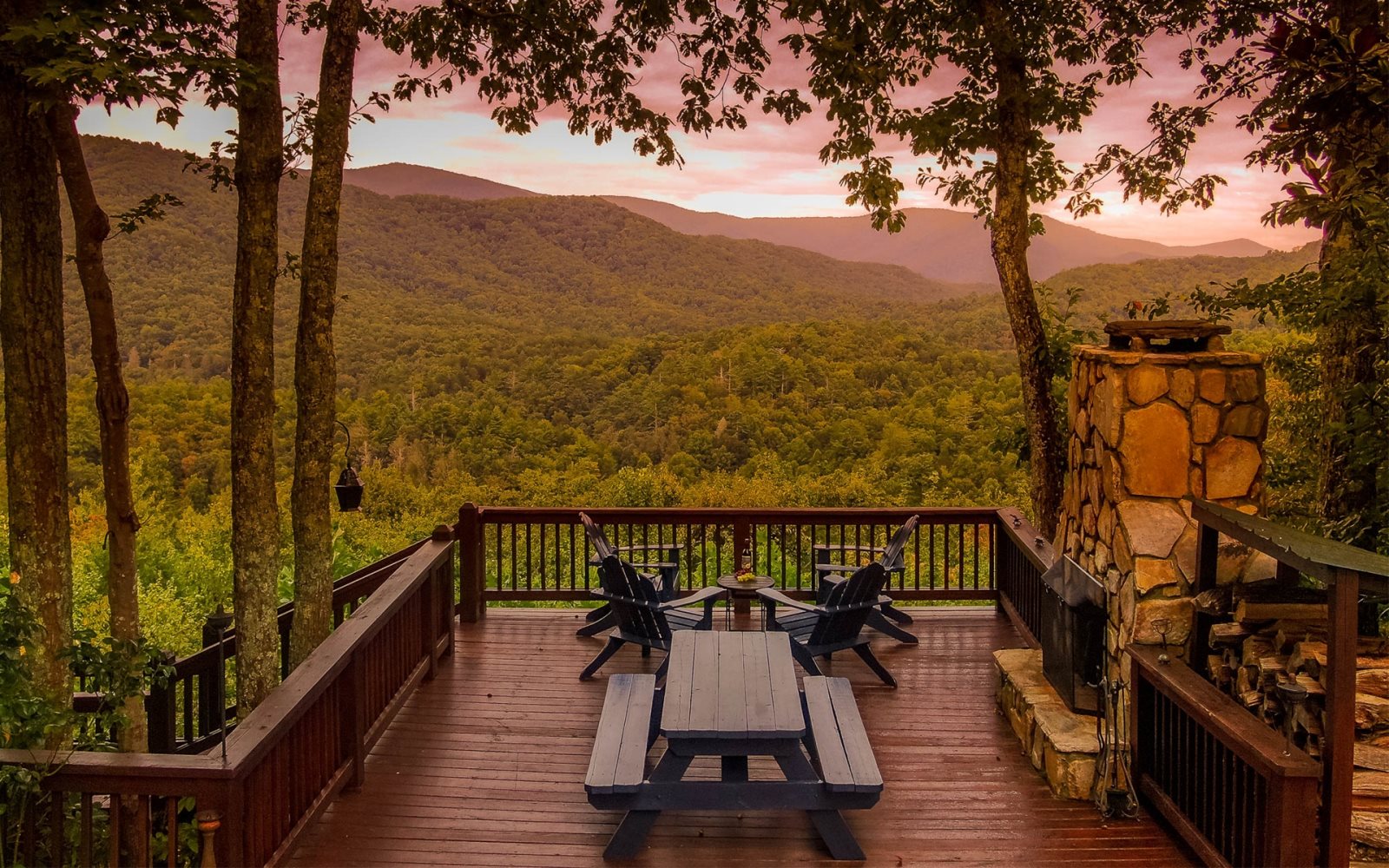 Blue Sky Cabin Rentals: Top Of The Ridge- Cabin In The North Georgia ...
