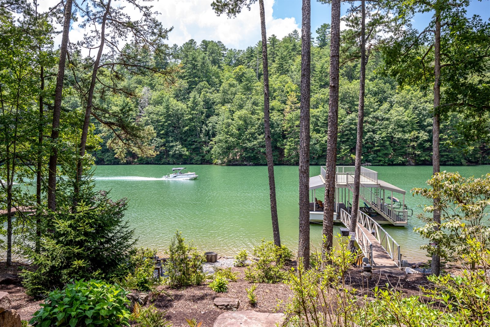 Gorgeous lake front cabin in Blue Ridge, Georgia with a hot tub, fire ...