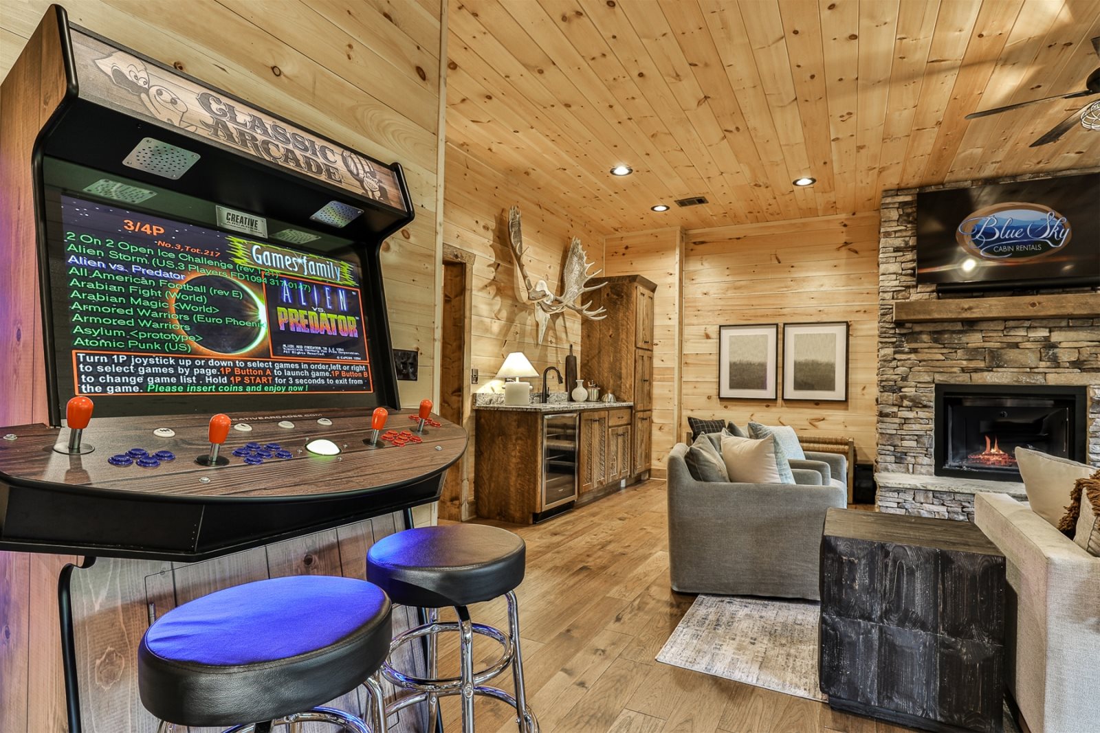 Blue Sky Cabin Rentals: Blue Ridge Aska Lodge