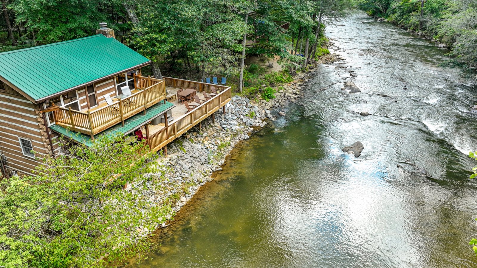 River Front Cabin sleeping up to 4 guests located on the Cartecay River ...