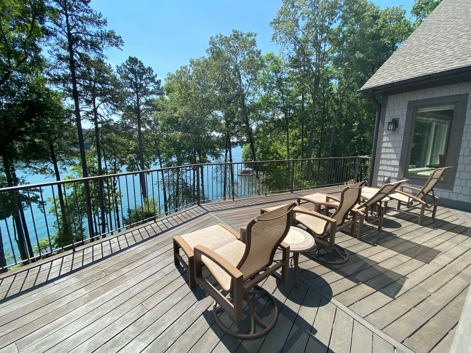 Upper Patio Overlooking Lake