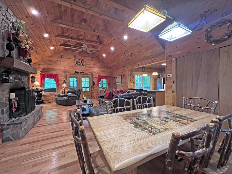 Cabin Rental in Bryson City near whitewater rafting